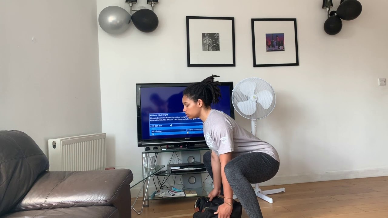 Sumo Backpack Squat - YouTube