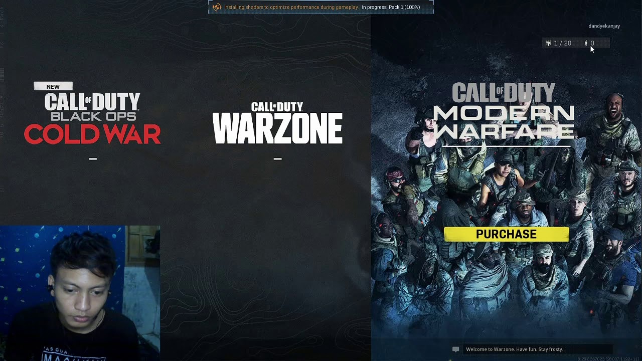 Tutorial Mengatasi Black Screen Di Call Of Duty Warzone - YouTube