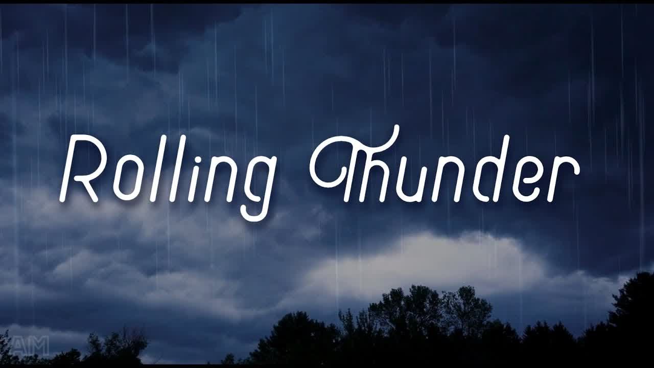 THUNDER STORM | RELAXING RAIN AND RUMBLING THUNDER, FOR RELAXATION ...