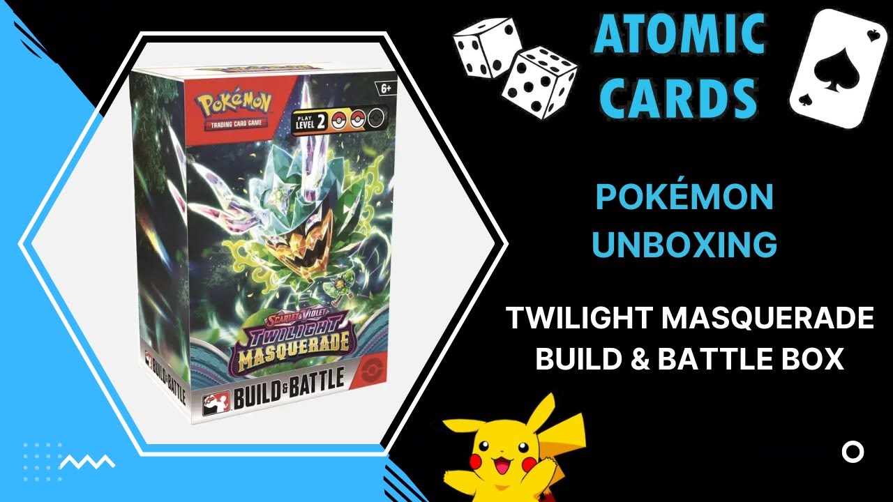 Pokémon Unboxing - Twilight Masquerade Build and Battle Box - YouTube