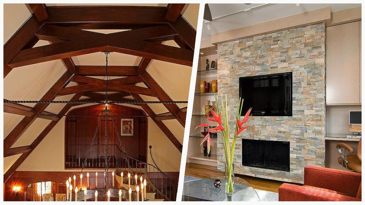 Revitalize Your Living Room with Red & Stone Fireplace Ideas | Designer ...