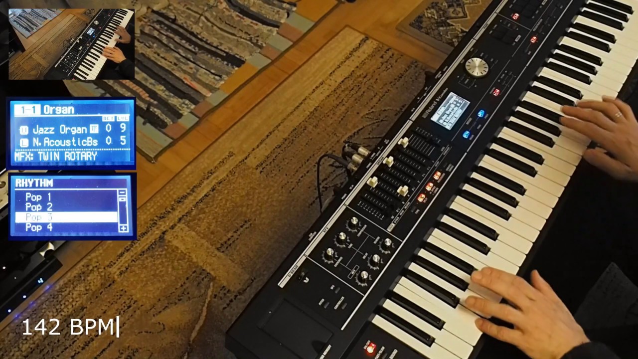 Booker T & The MG`s - Green Onions, pop-dance version :) - Roland VR09B ...