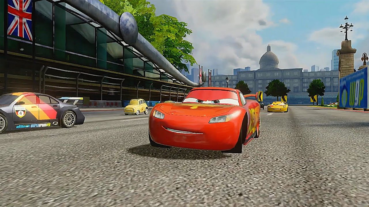 cars 2 the video game xbox 360 lightning mcqueen gameplay - YouTube
