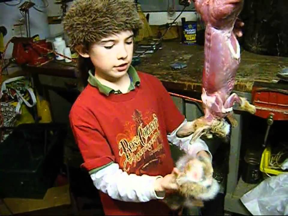 Skinning and Cooking Rabbit K3 Hunting and Trapping (c) - YouTube