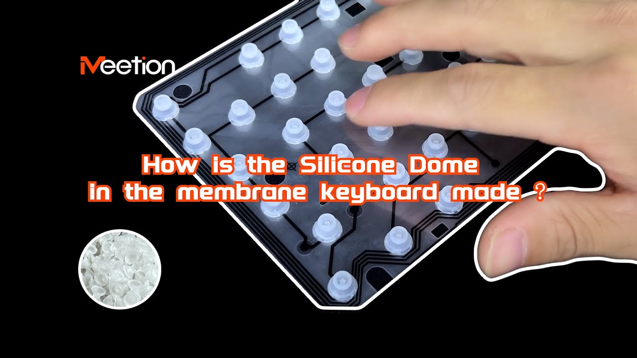 How is the Silicone Dome In The Membrane Keyboard Made ?#keyboard # ...