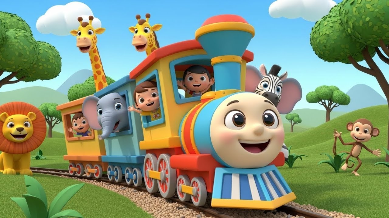 Kids Safari Train 🚆🦁 | Animal Safari Adventure | Arabic Kids Song - YouTube