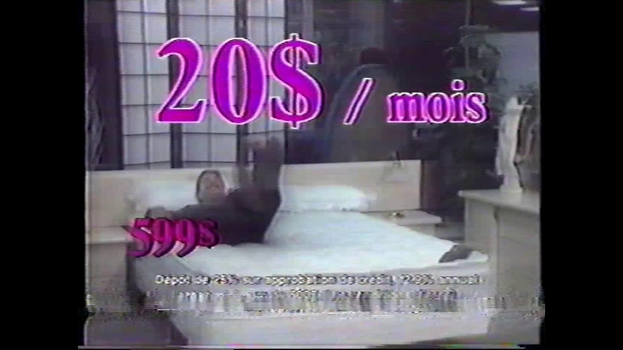 Pub Québec - Lit d'eau national (1993) - YouTube