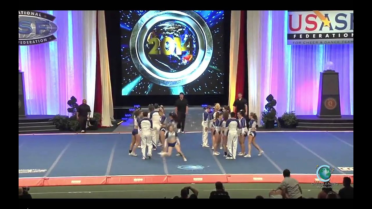 Bay State All Stars Worlds 2014 Senior Small Coed B Prelims - YouTube