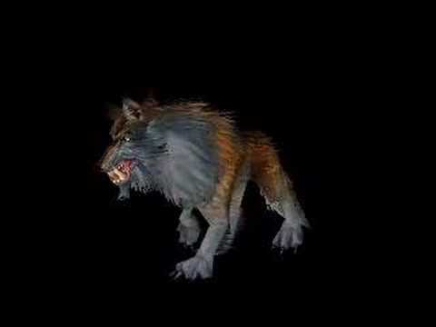 Blue Brown Dire Wolf - Hunter Pets - YouTube