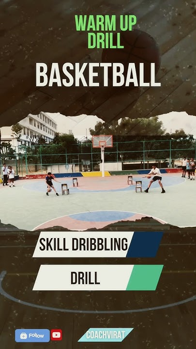 basketball warm up drill 🔥| skill dribbling drill 💯 - YouTube