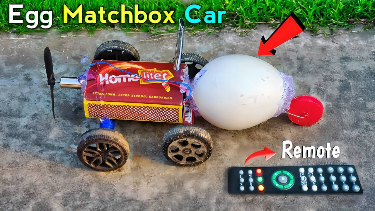 Egg Matchbox Car | How to make a Toy Car from Egg - YouTube