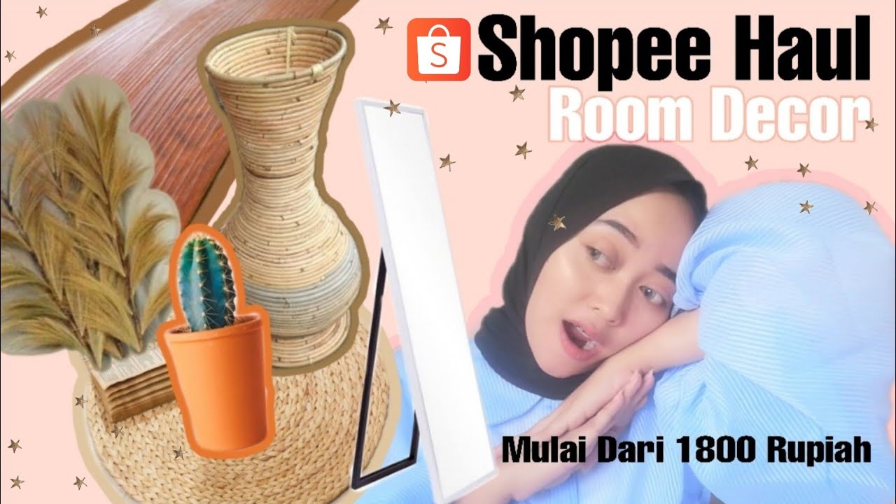 SHOPEE HAUL ROOM DECOR SERBA PUTIH | MULAI DARI HARGA 1.800 TERMURAH DI ...