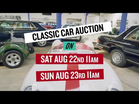 ACA Classic Car Auction Saturday 22nd & Sunday 22nd August 2020 - YouTube