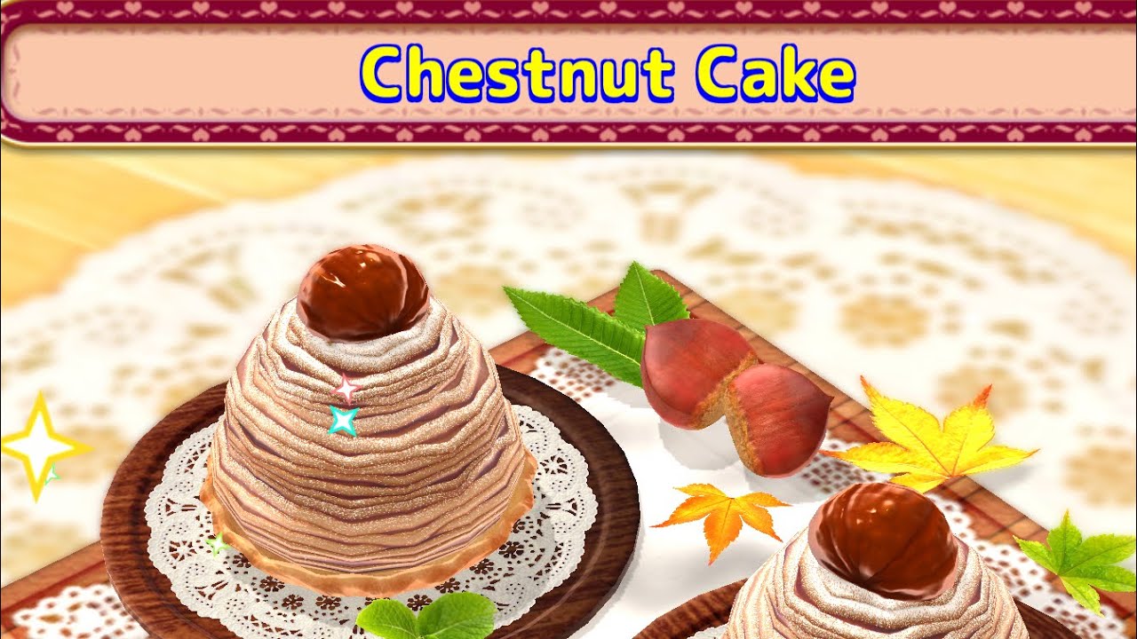 Cooking mama pt 16: chestnut cake - YouTube