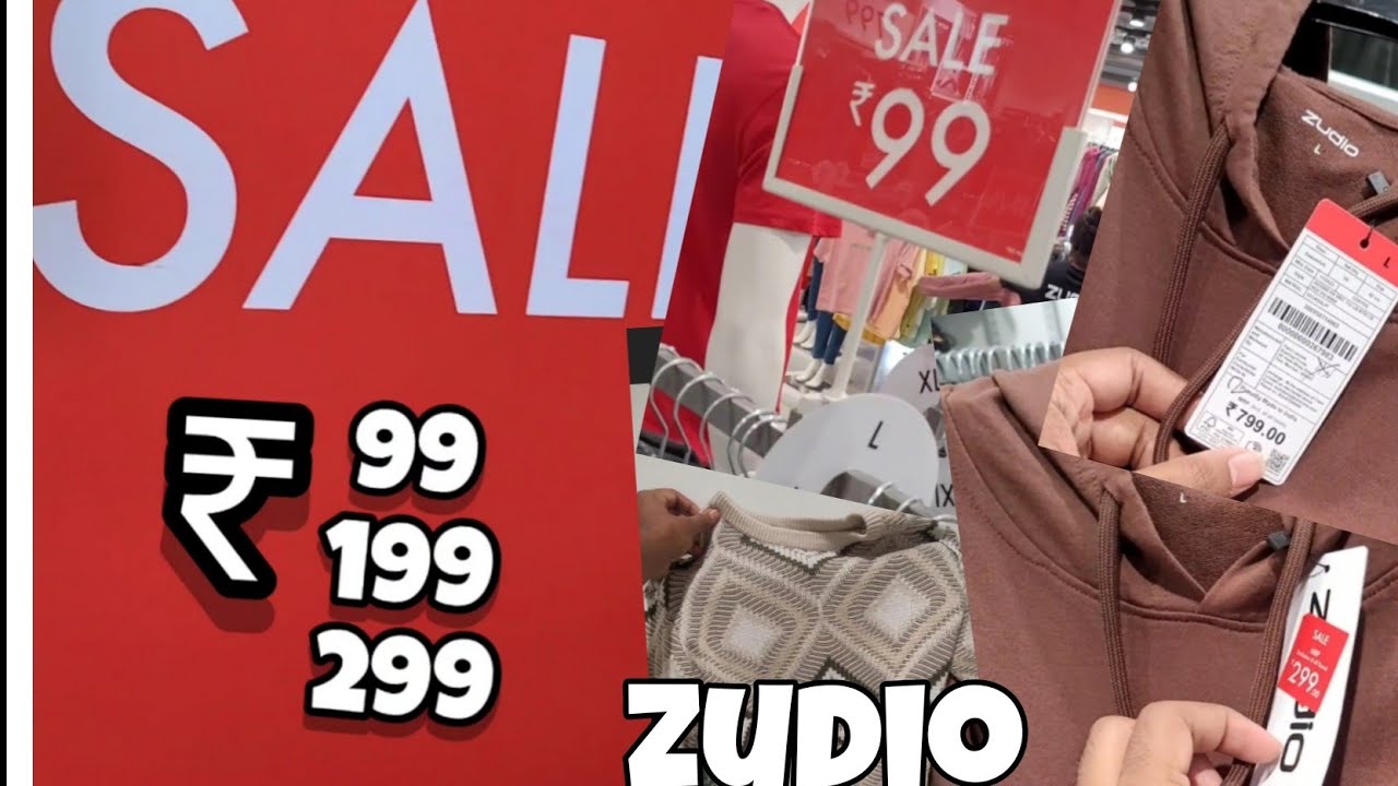 zudio offer | Sale 99 ,199 and 299 off - YouTube