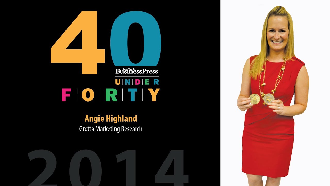 2014 Fort Worth Business Press 40 Under 40 - Angie Highland - YouTube