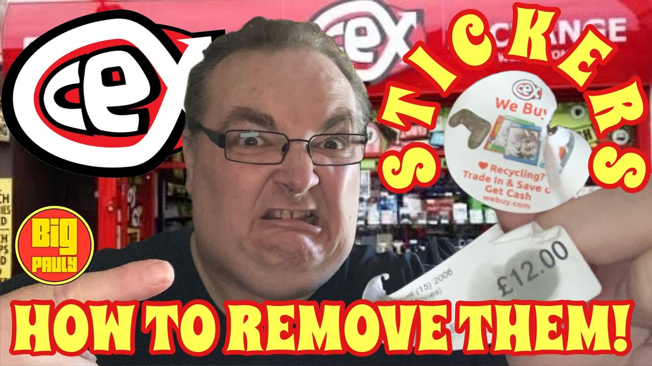 CEX Stickers - How to Remove Them! - YouTube