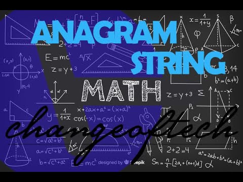 ANAGRAM ALGORITMASI - ANAGRAM STRING ALGORITHM (C# - C SHARP) - YouTube