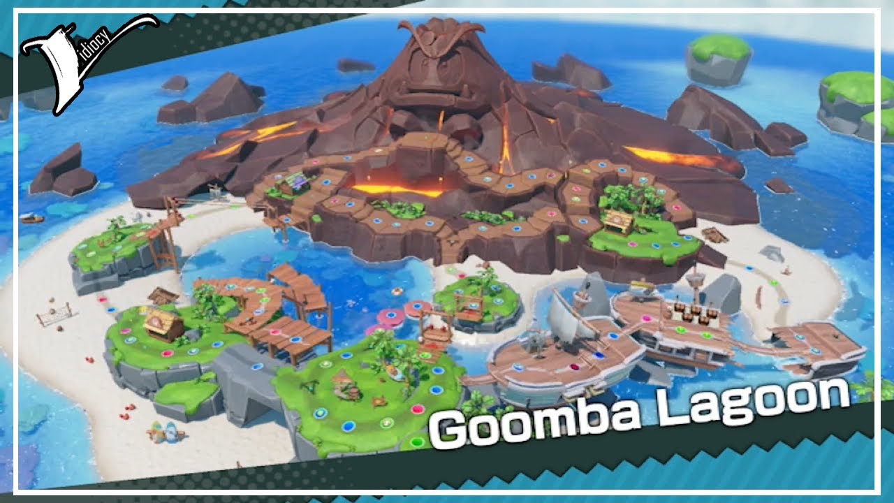 Super Mario Party Jamboree - GOOMBA LAGOON - YouTube
