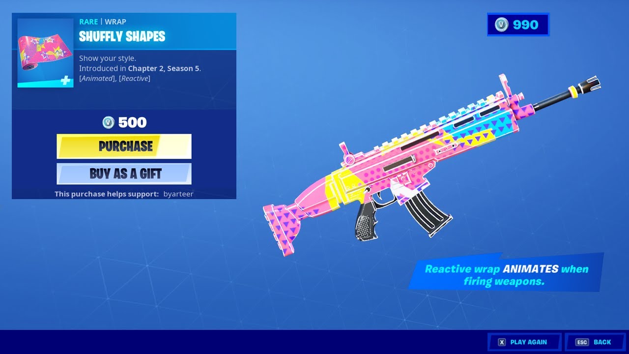 Fortnite Item Shop *NEW* SHUFFLY SHAPES WRAP! (February 9th, 2021 ...