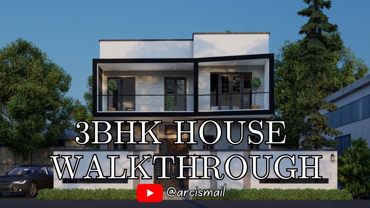 Modern House design walkthrough Interior & Exterior | Lumion ...