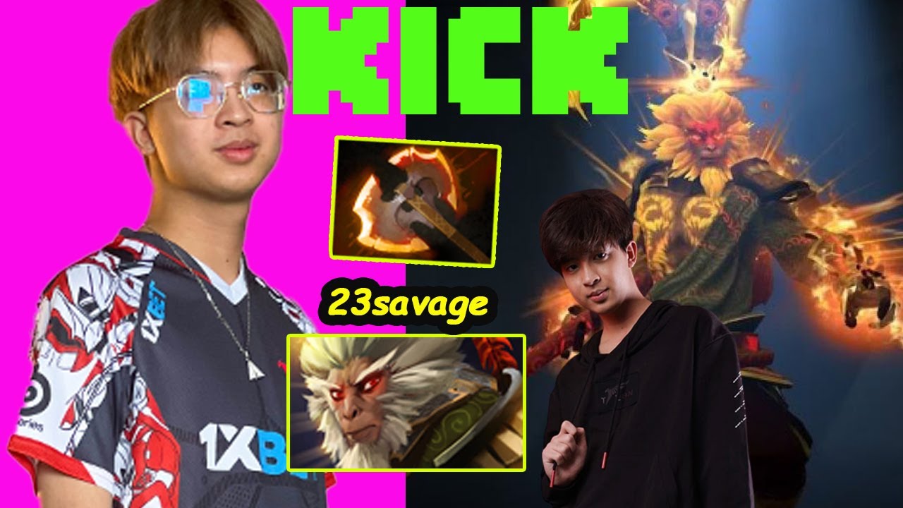 23savage [Monkey King] 16K MMR Carry Insane Right click Battle Fury ...