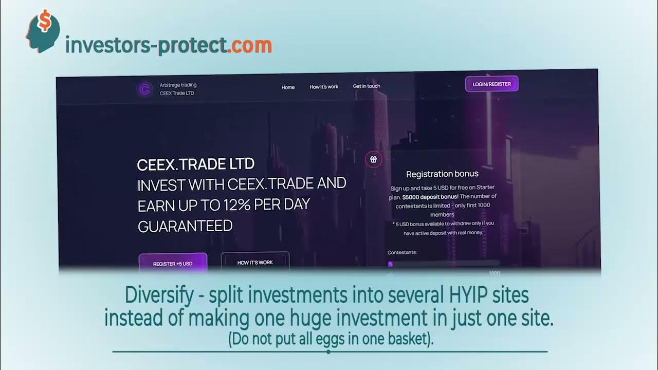 ceex.trade - Lets see if it pays & basic HYIP rules - YouTube