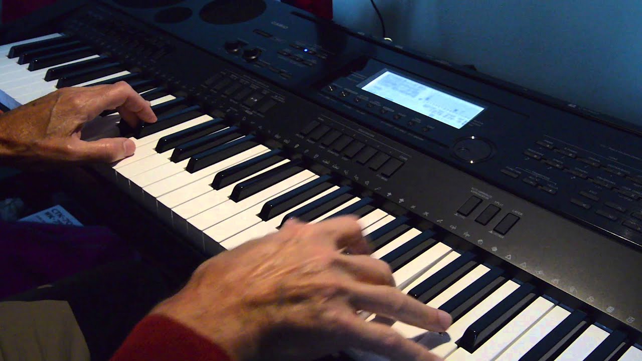 I Can't Get Started - Casio WK 7500 arranger - YouTube
