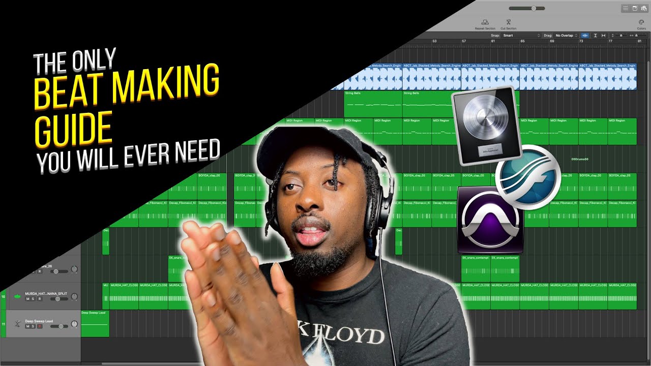 HOW TO MAKE YOUR FIRST BEAT IN LOGIC PRO X [Beginner Beat Making ...