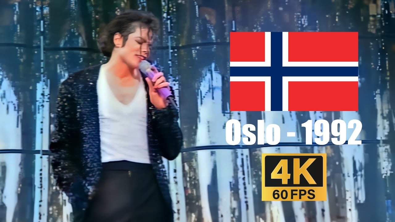 Michael Jackson | Billie Jean - Live in Oslo July 15th, 1992 (4K60FPS ...