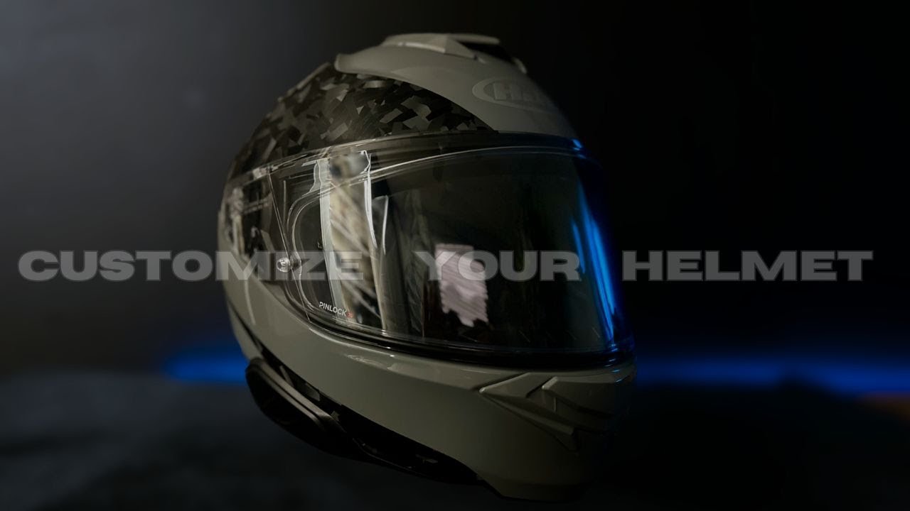 Motorcycle Helmet Custom Wrap. - YouTube