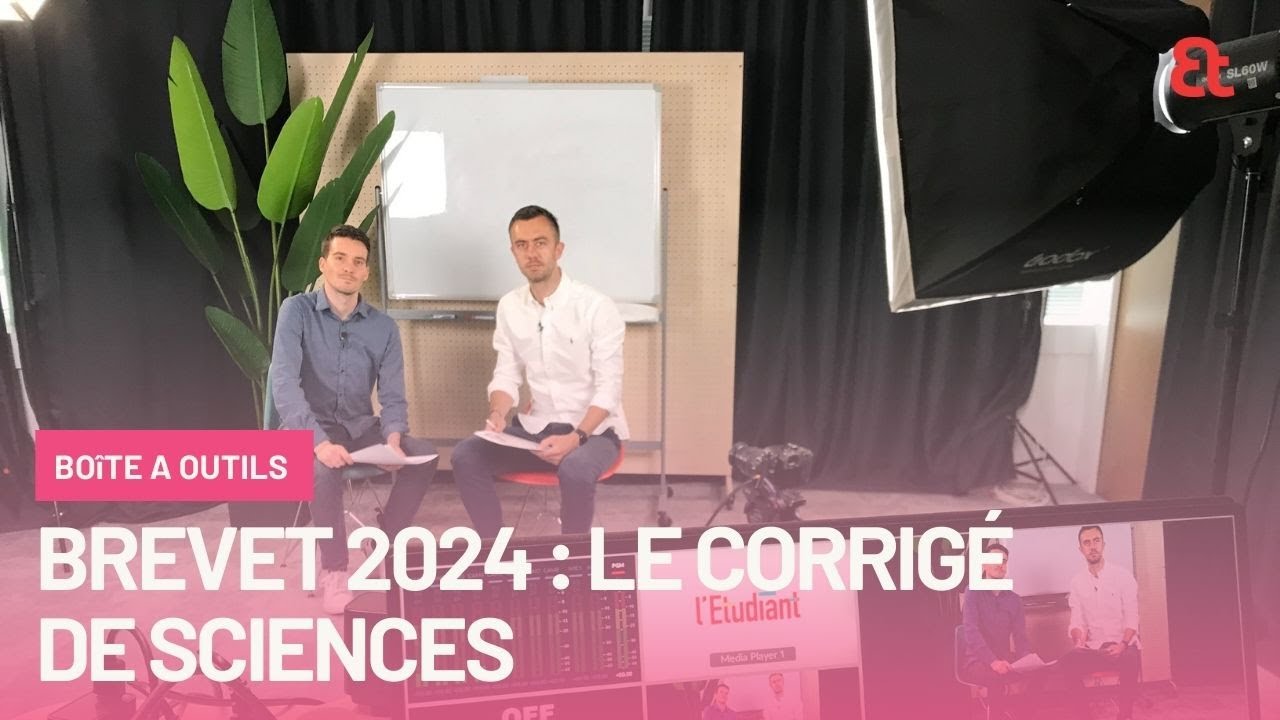 Brevet 2024 : le corrigé vidéo de l'épreuve de sciences - YouTube