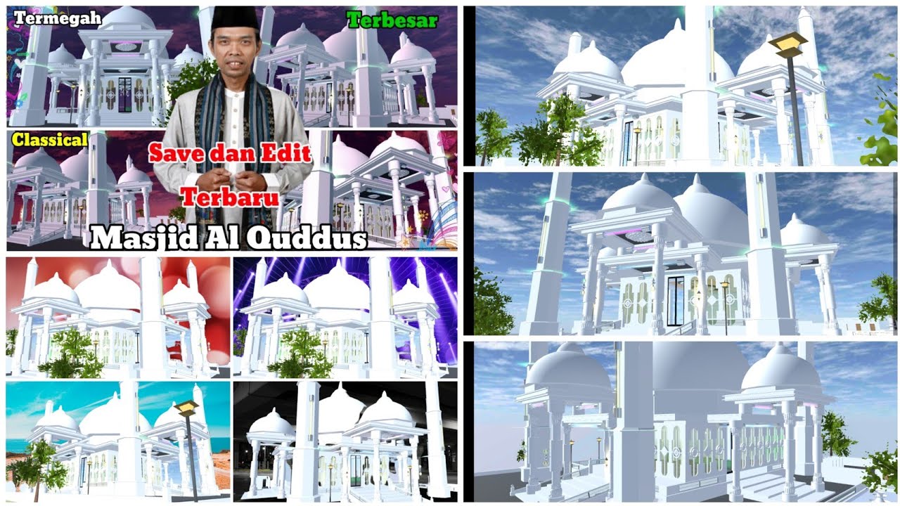 Bagi-bagi Props id lagi!! [ Masjid Termegah di SAKURA School Simulator ...