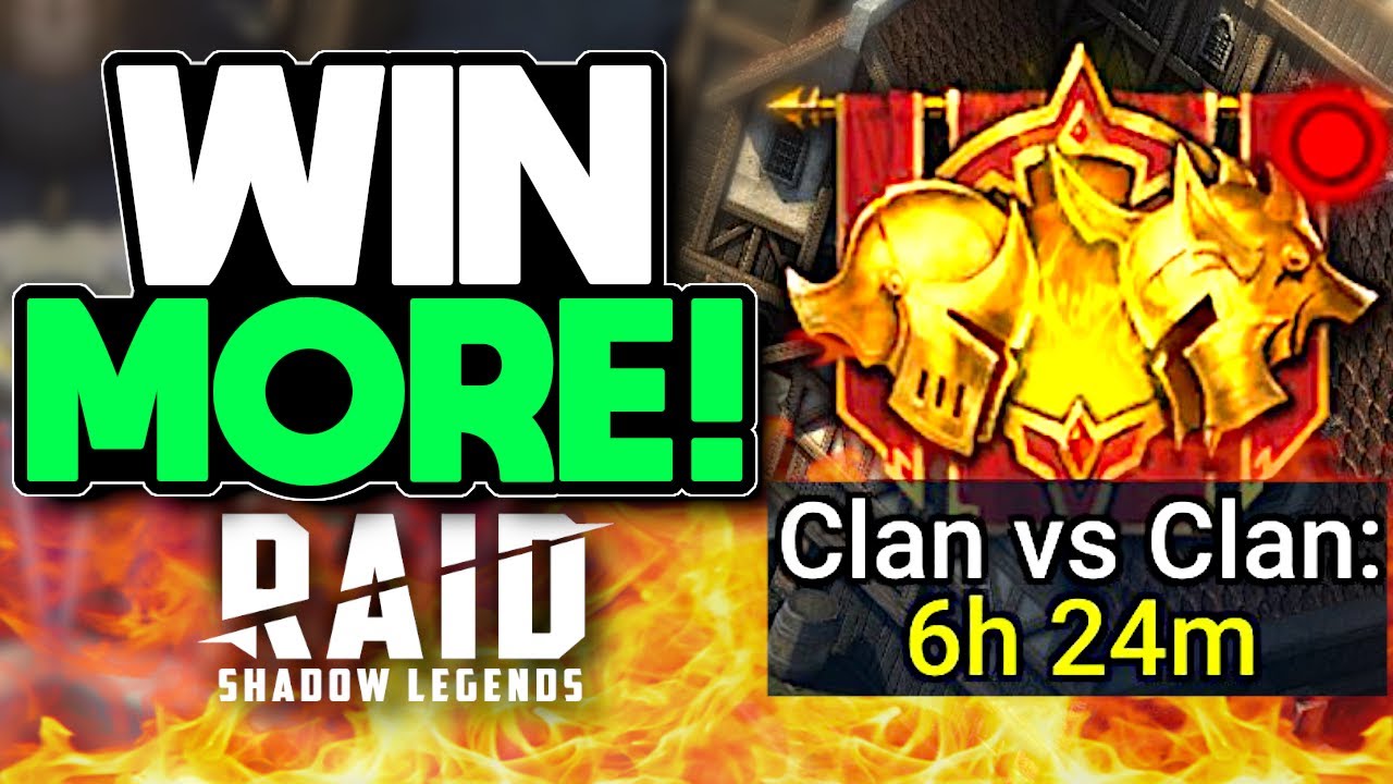 Get the MOST out of Clan vs Clan in Raid Shadow Legends - YouTube