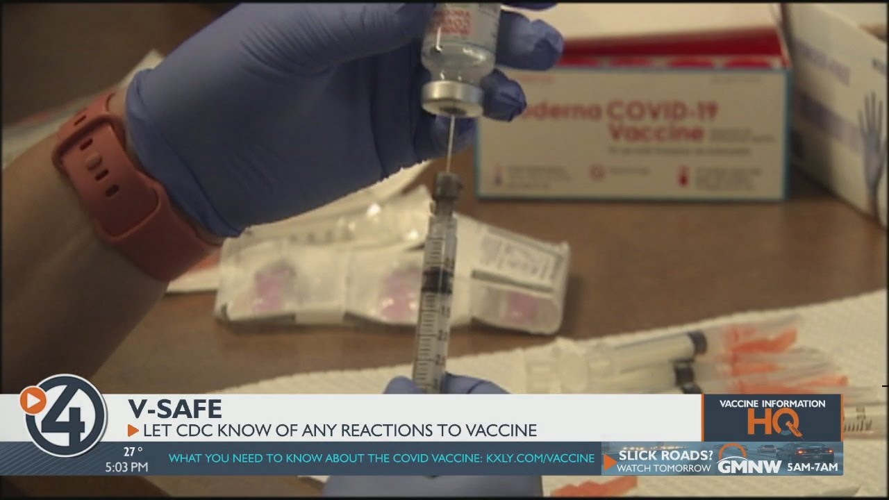V-Safe app notifies CDC of any vaccine side-effects - YouTube