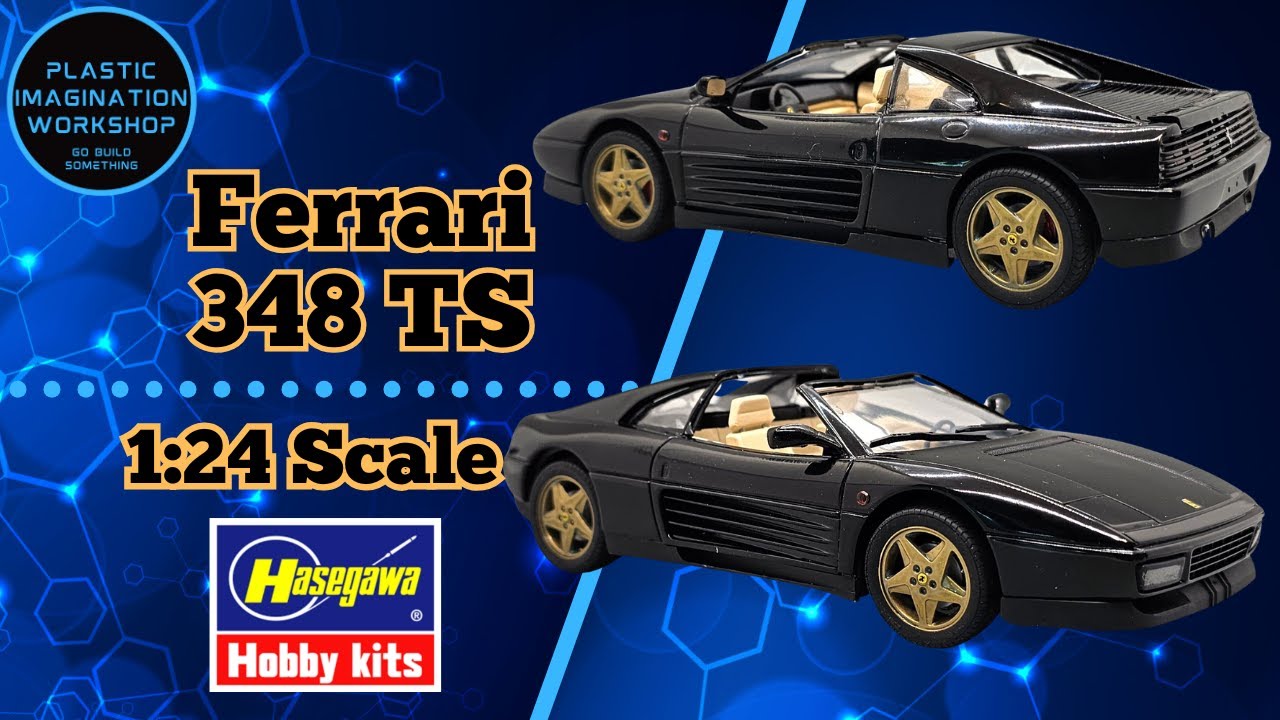 1:24 scale Ferrari 348 ts from Hasegawa - YouTube