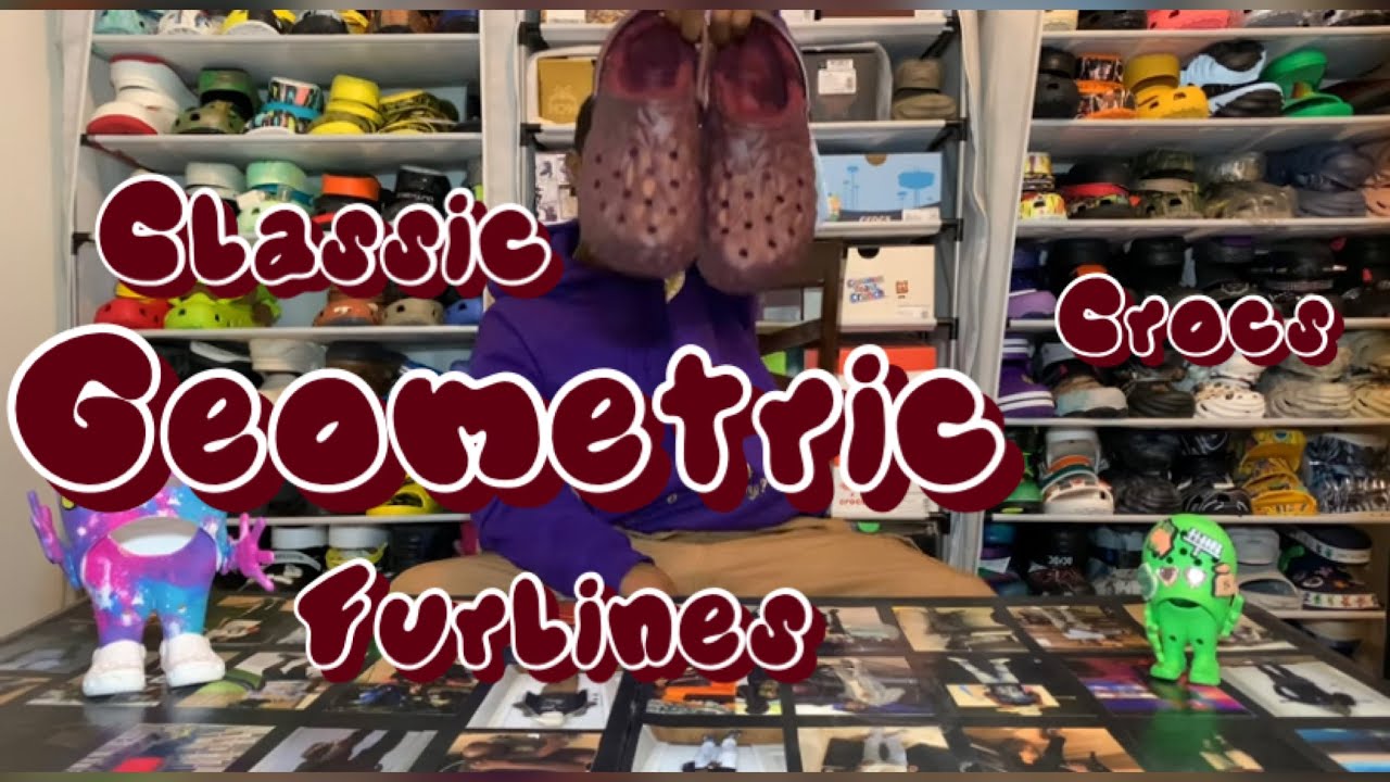 Classic Line Geometric x Crocs Review + on foot - YouTube