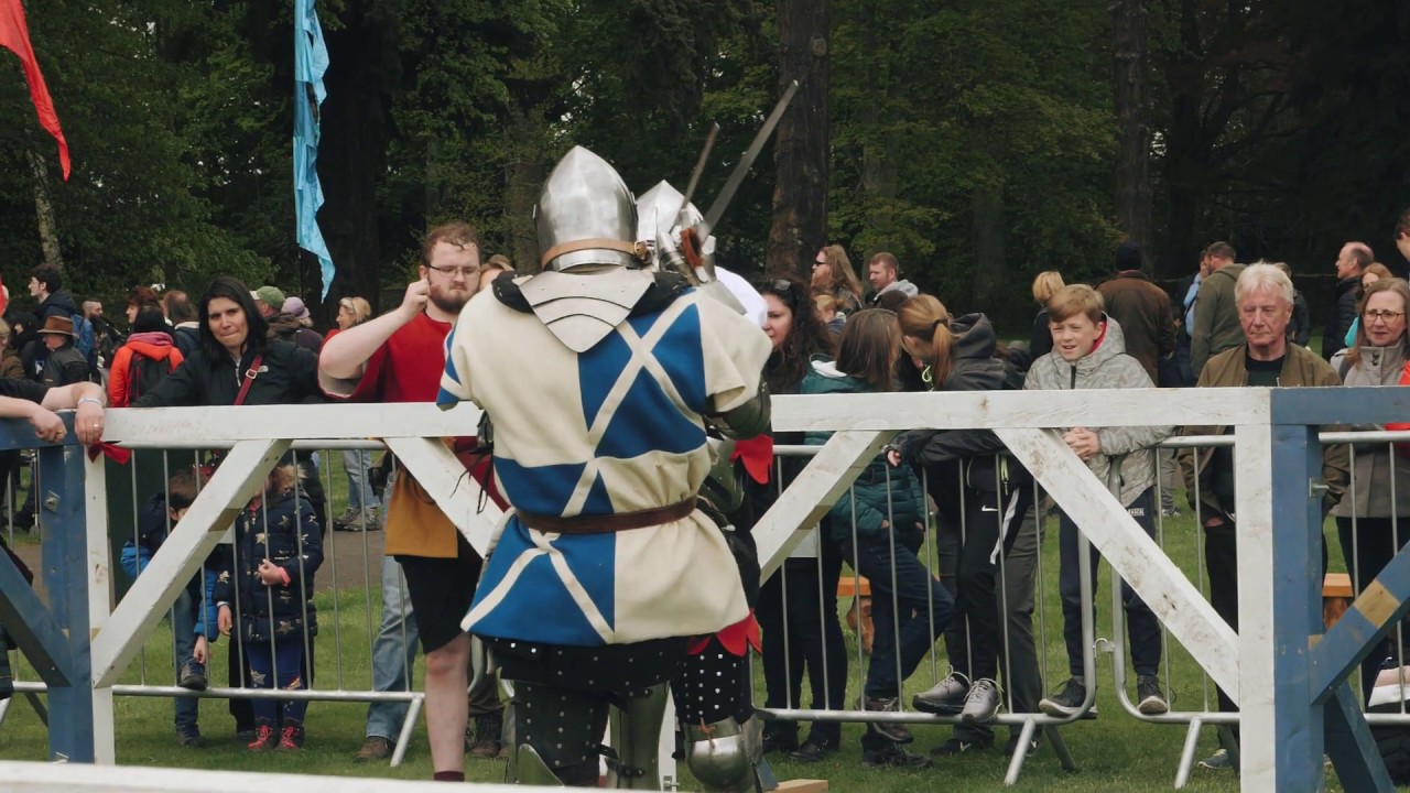 Axe Throwing at Scone Palace - YouTube