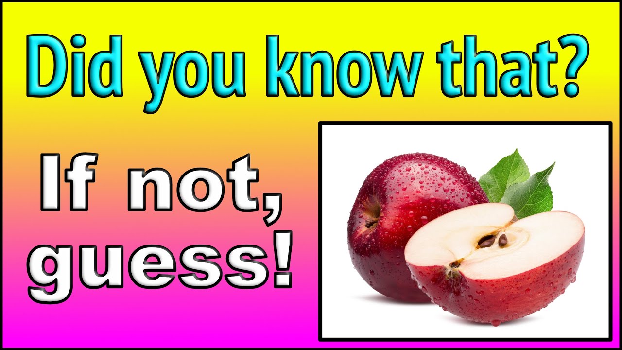 Apples! Guessing Game: Expand your general knowledge with our exciting ...