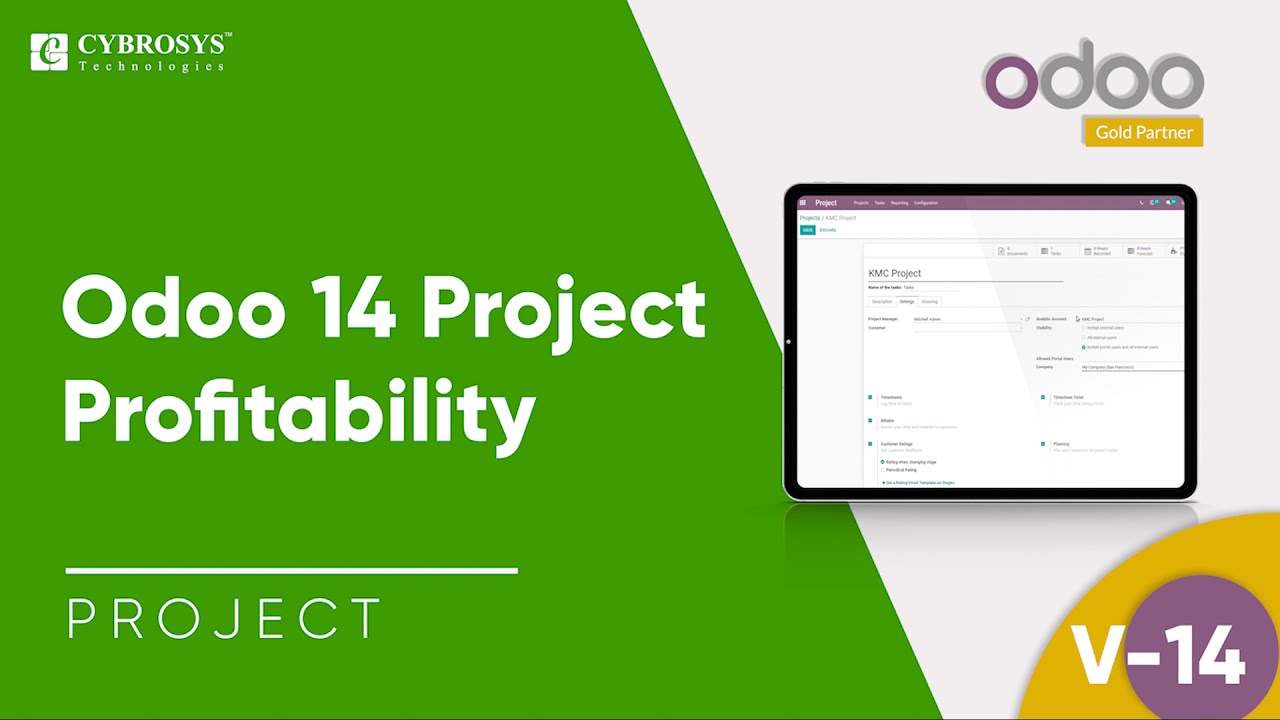 Odoo 14 Project Profitability - YouTube