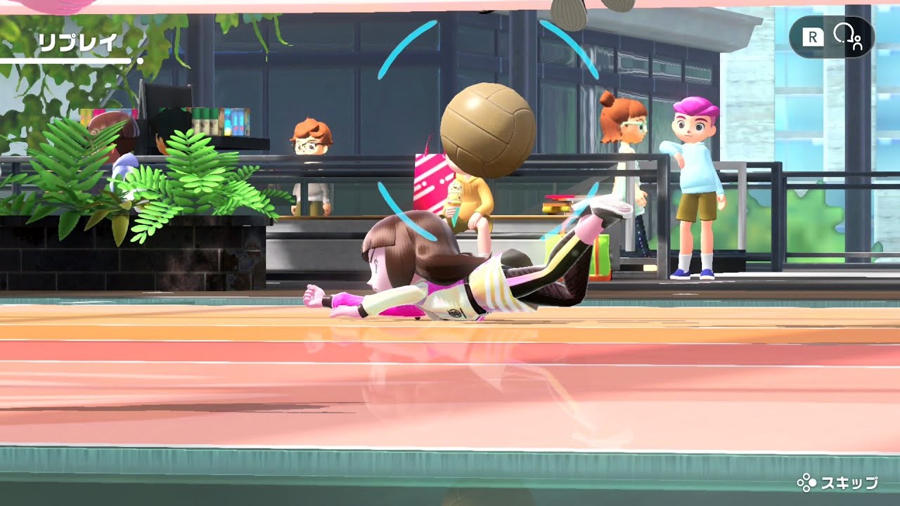 【Switch Sports】Volleyball [n493] 4K - YouTube