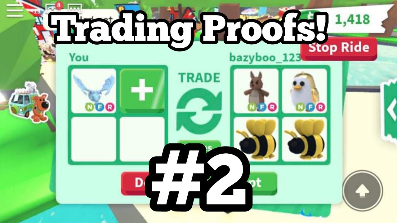 TRADING PROOFS IN ADOPT ME #2 - YouTube