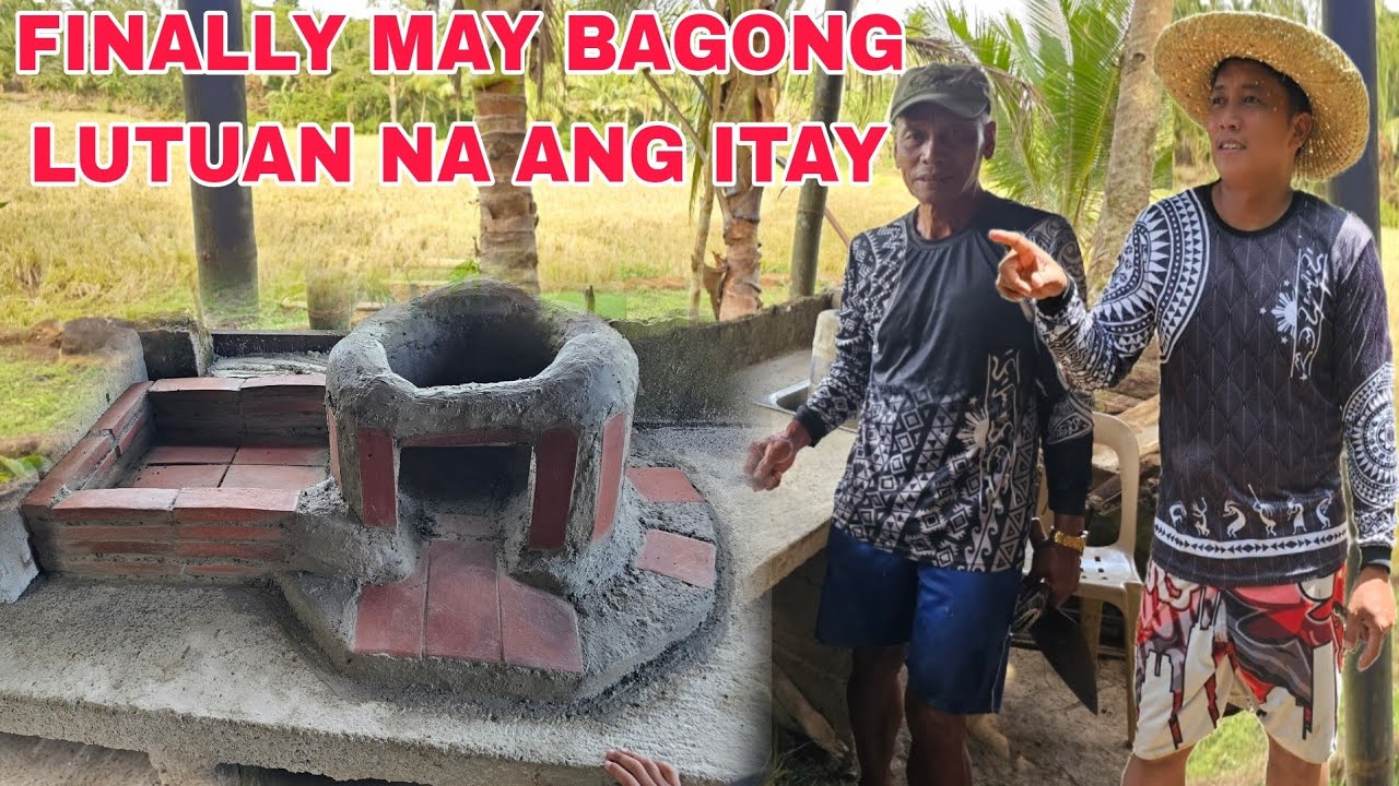 Finally Tapos na Unang pugon lutuan sa KITCHEN ni TATAY Ang ganda - YouTube