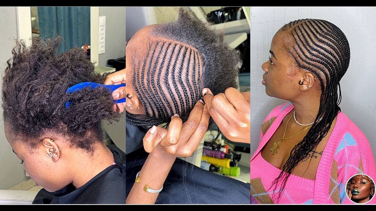 #1. HOW TO: SUPER NEAT - SMALL FEED-IN BRAIDS - YouTube