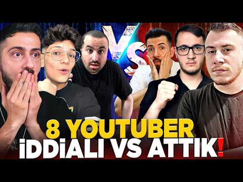8 YOUTUBER 4v4 VS ATTIK!| PUBG Mobile