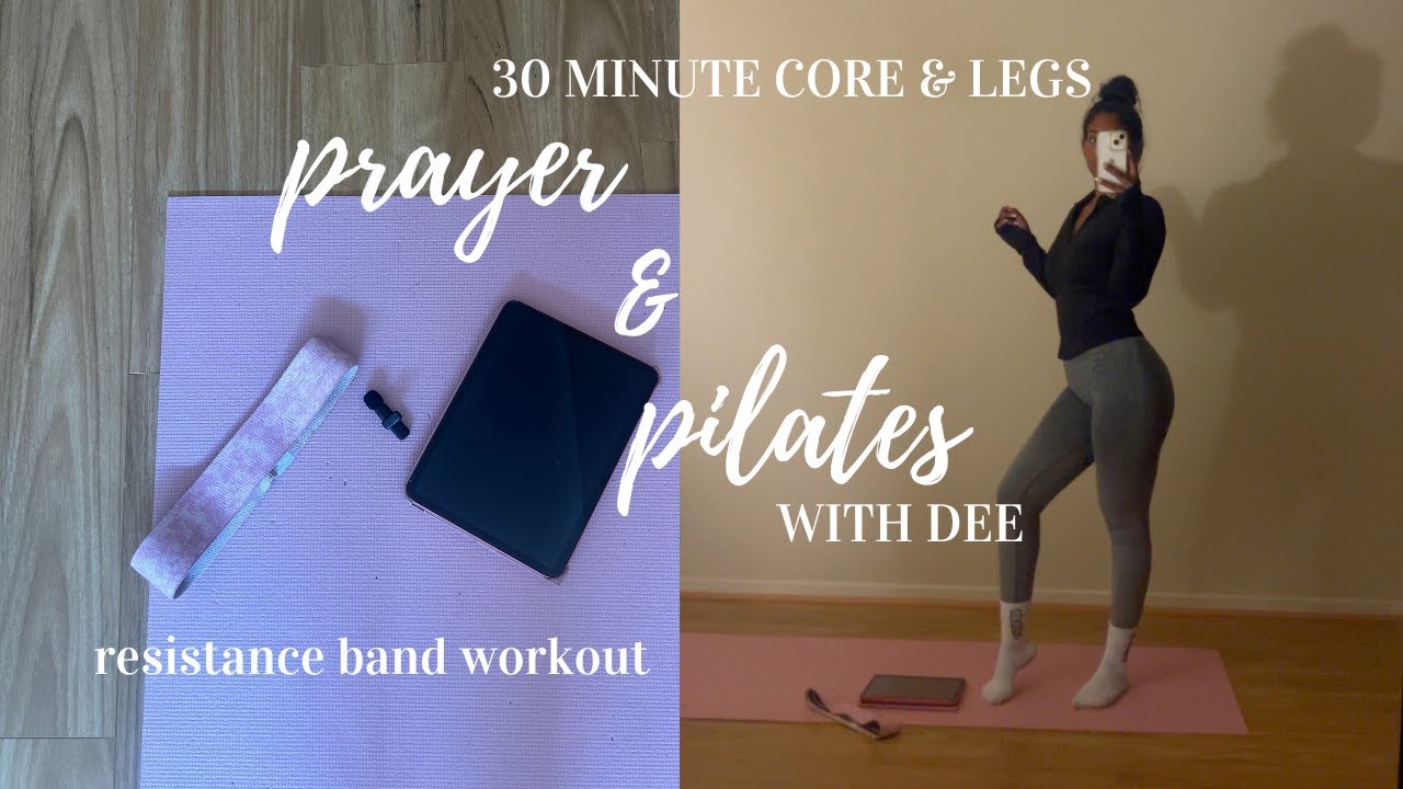 Prayer & Pilates w Dee | Pilates Core & Glutes Workout for Strength ...