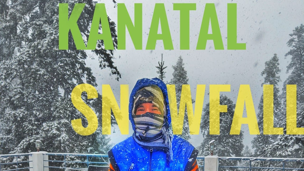 Snow In Kanatal Feb.2022🥶 Enjoy Uttarakhand Winters💨 - YouTube