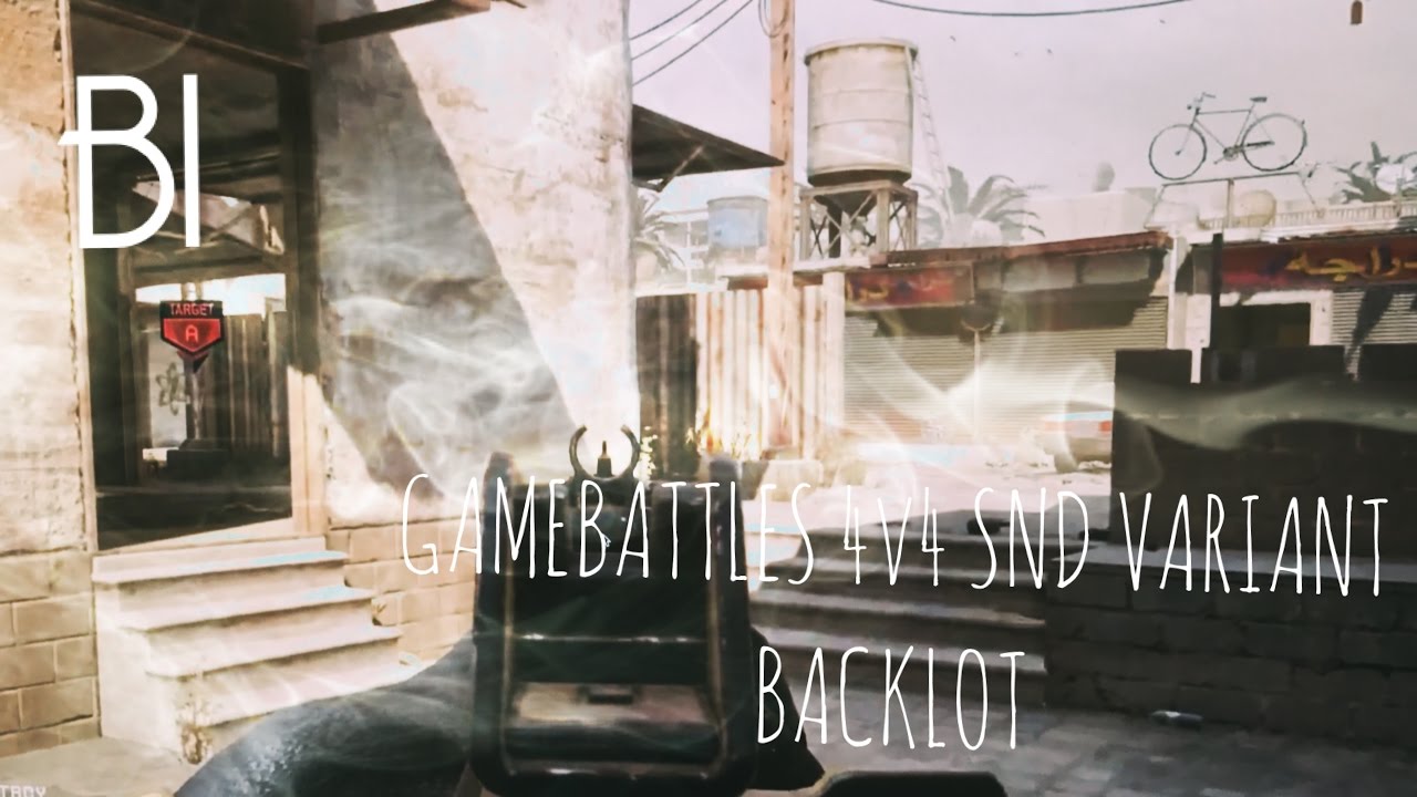 MWR: 4v4 Gamebattles SnD Variant (Backlot) A2 - YouTube