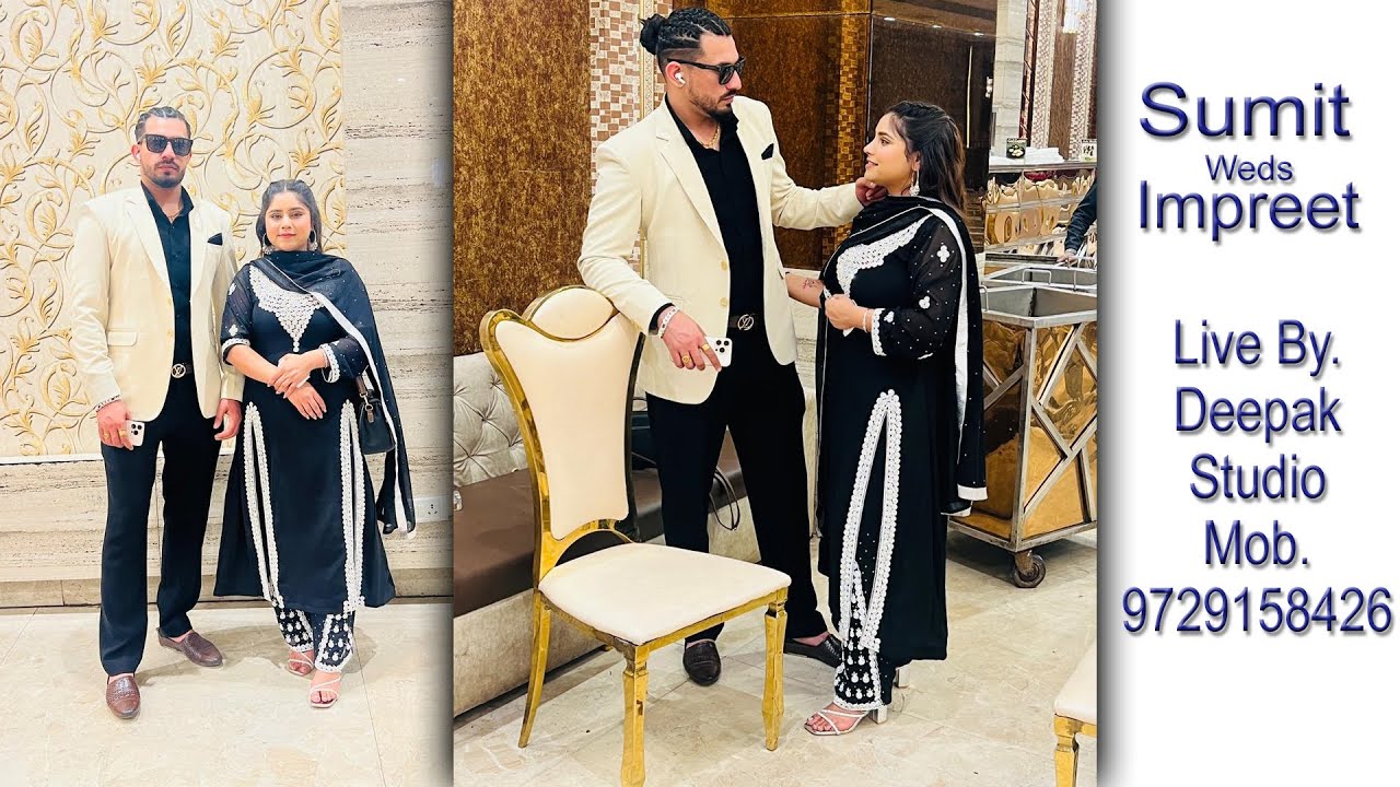 Sumit choudhary weds impreet kaur Live By . Deepak Studio Mob. 97291-58426 - YouTube