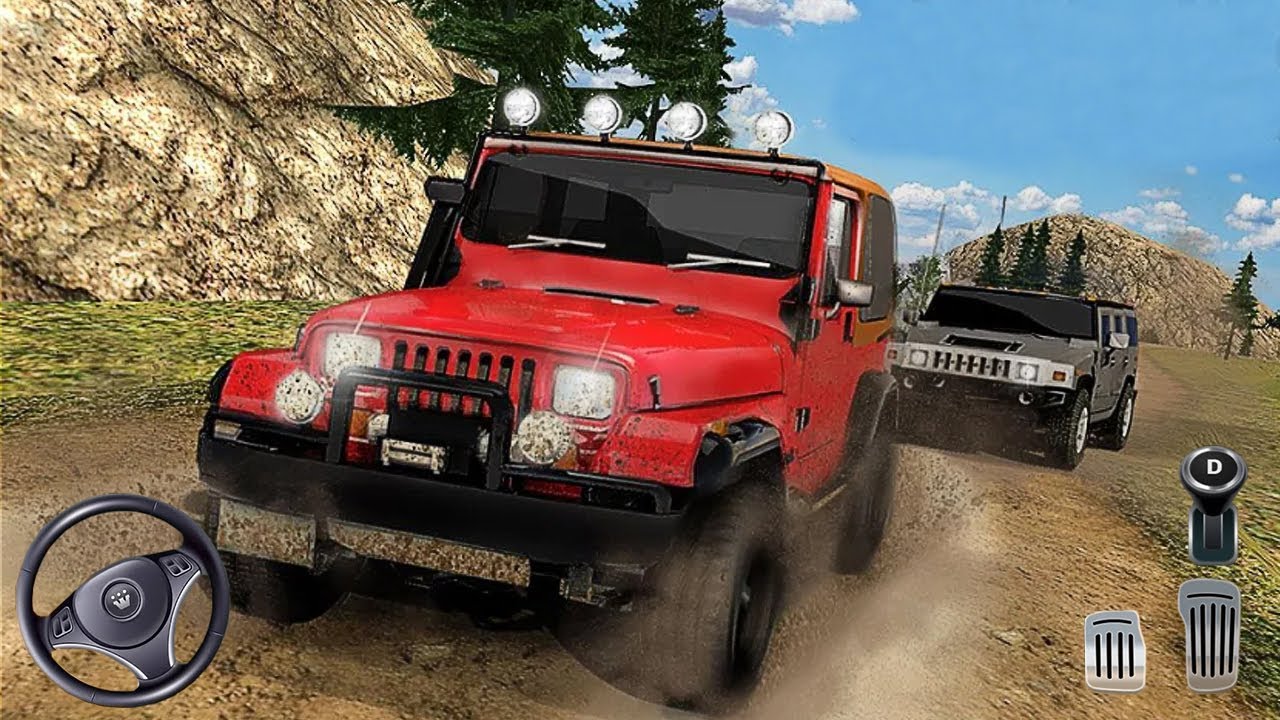 Offroad Mountain Jeep Drive Challenge #1 - 4x4 SUV Driving - YouTube